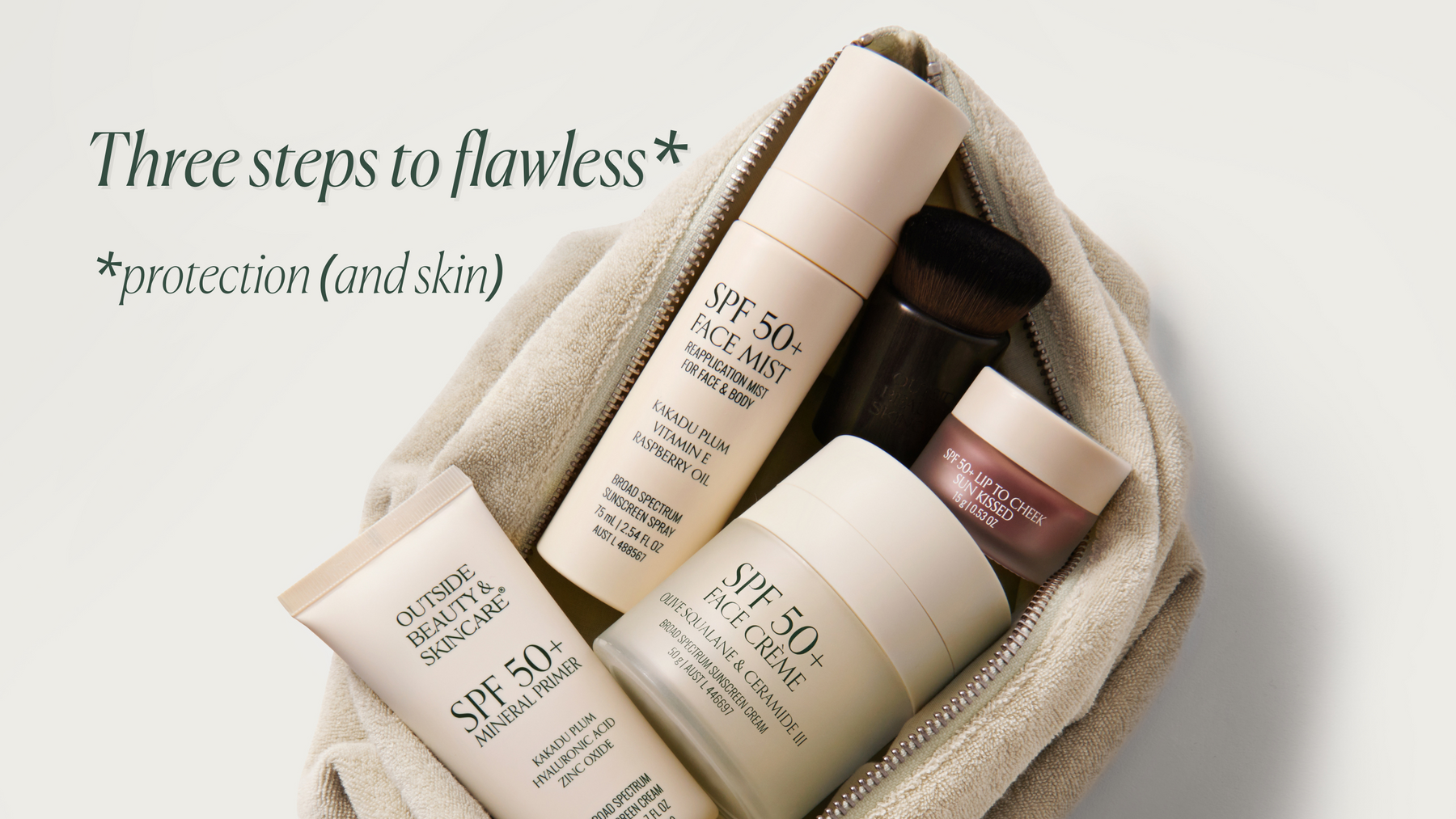 Outside Beauty & Skincare® | SPF's "quiet luxury" brand